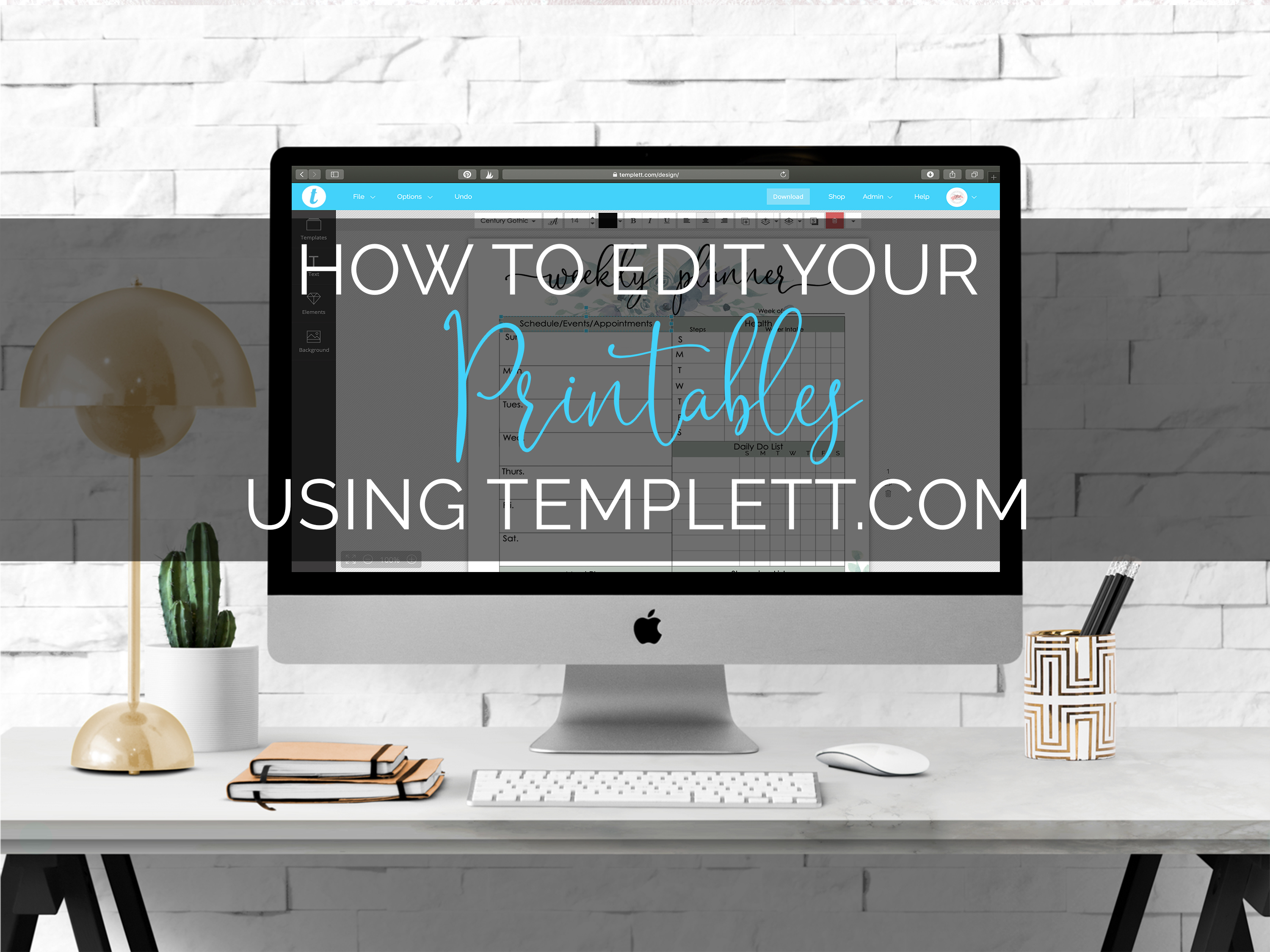 How to Customize Your Planner Printables Using Templett — Planning For ...